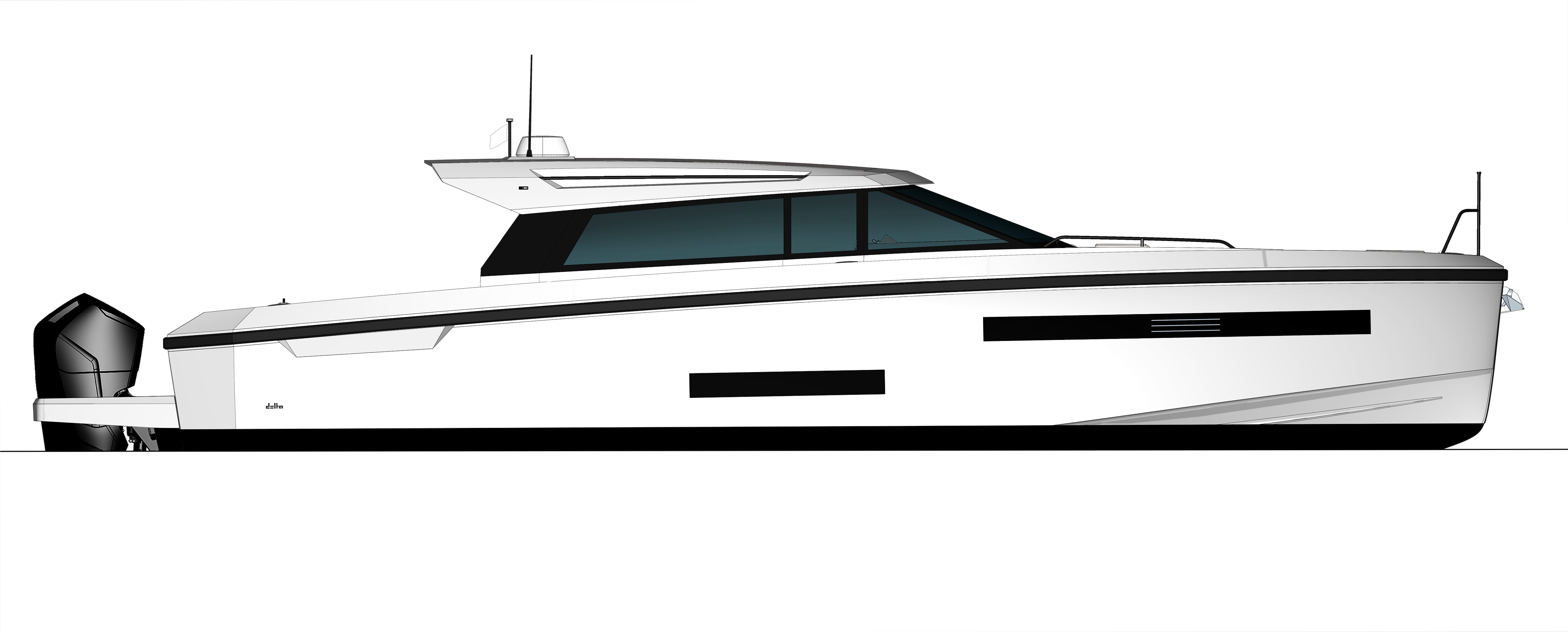 48 coupé - Delta Powerboats
